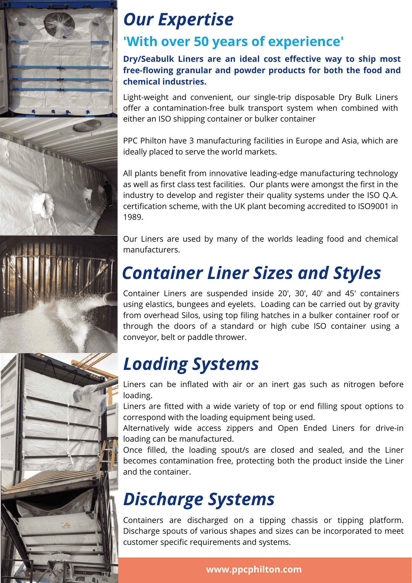 Check Out PPC Philton's New Dry Bulk Liner Brochure - Philton