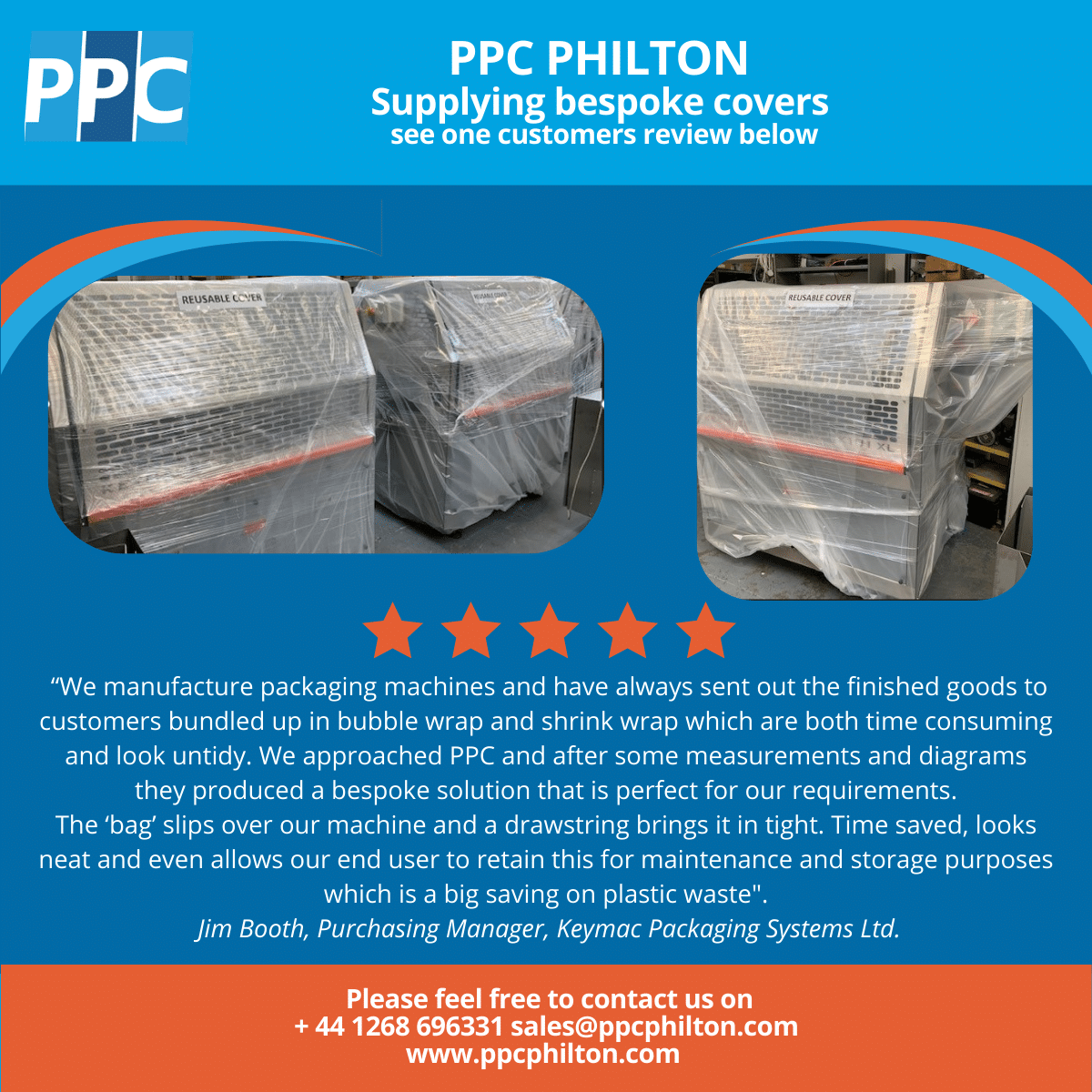 PPC Philton Supplying Bespoke Covers - Check Out Our Customers Review ...